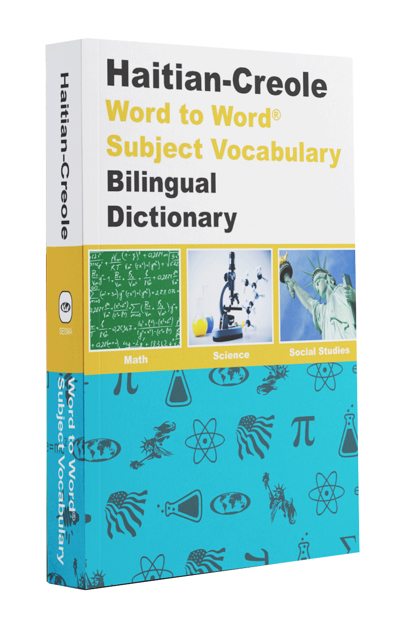 English-Haitian Creole Word to Word® with Subject Vocabulary Bilingual