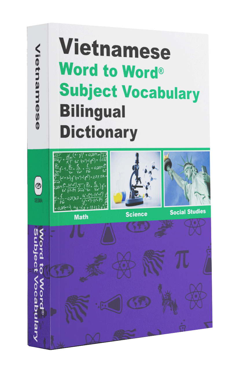 English-Vietnamese Word to Word® with Subject Vocabulary Bilingual Dic